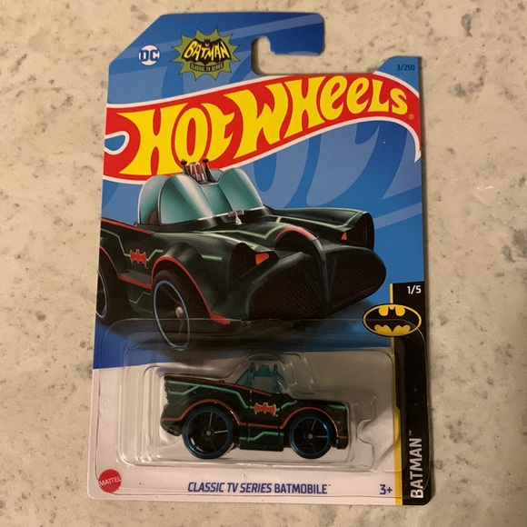 Hot Wheels | Other | Mattel Hot Wheels Classic Tv Series Batmobileblack ...